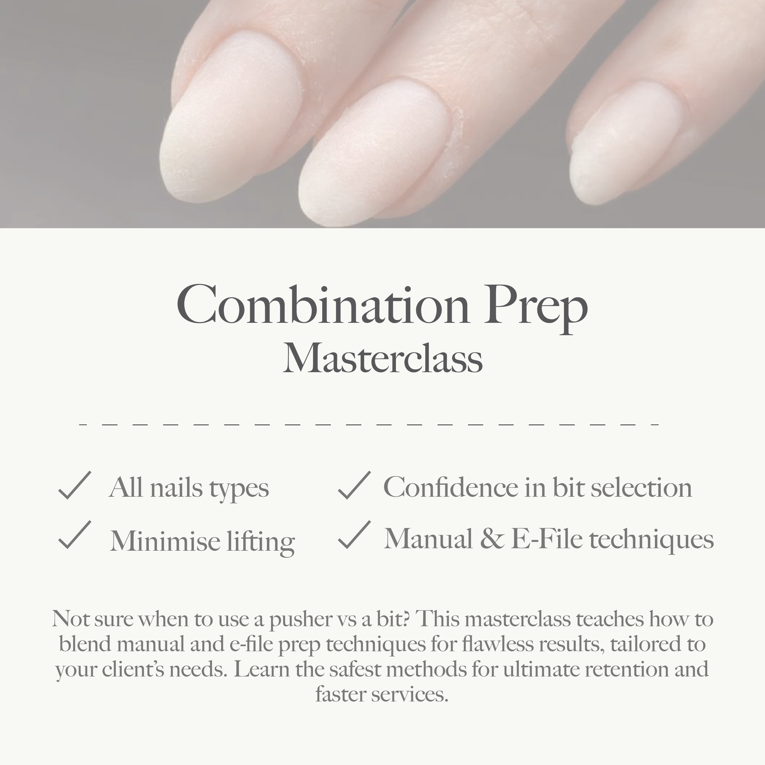 Russian Manicure | Combination Prep Techniques Masterclass – Katie ...