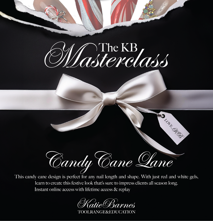 Candy Cane Lane – Sweet Candy Cane Nail Art – Katie Barnes Tool Range ...